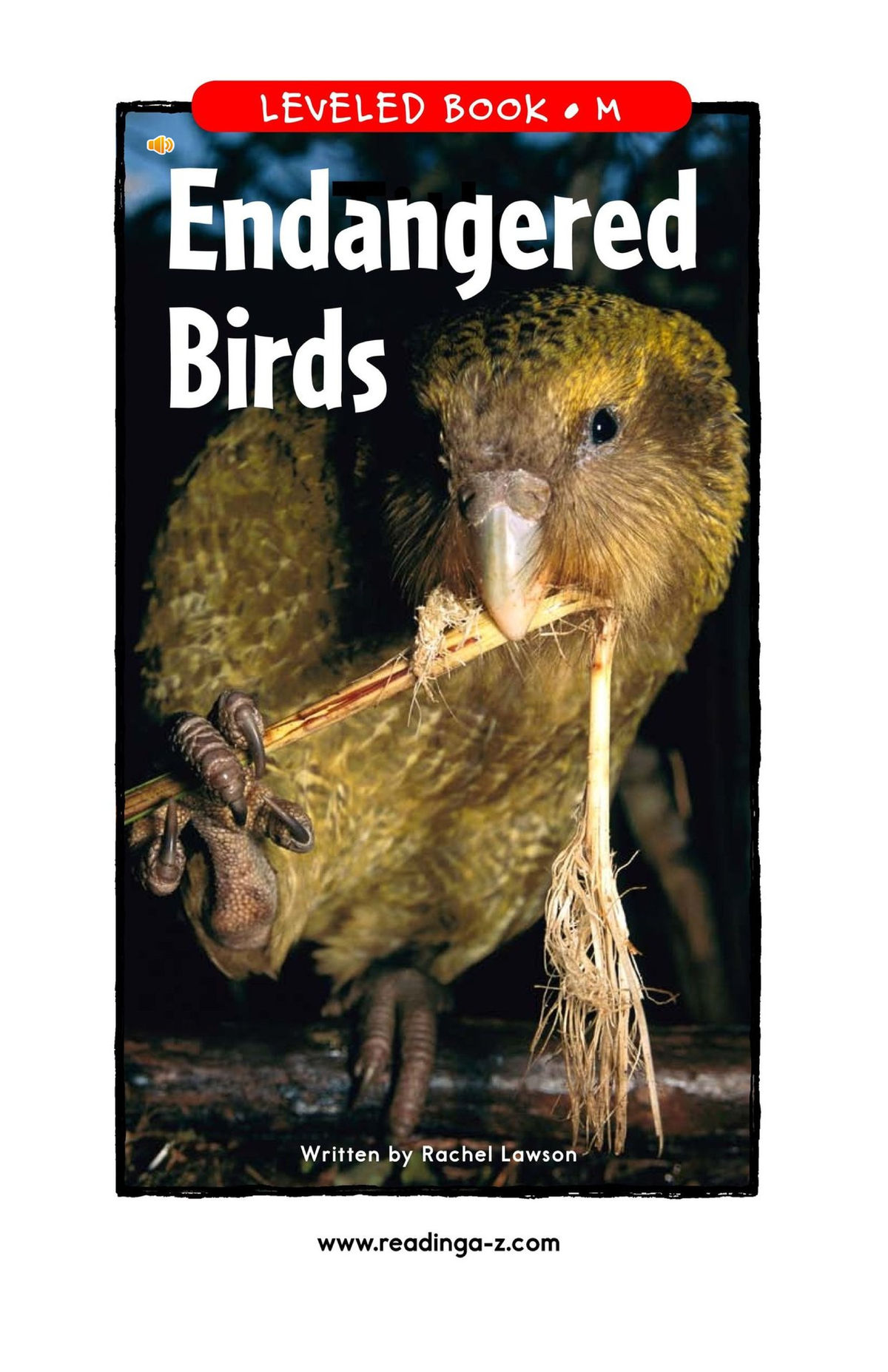 Endangered Birds - asdfasdfasdf - LEVELED BOOK M Endangered Birds Written Rachel Lawson LEVELED ...