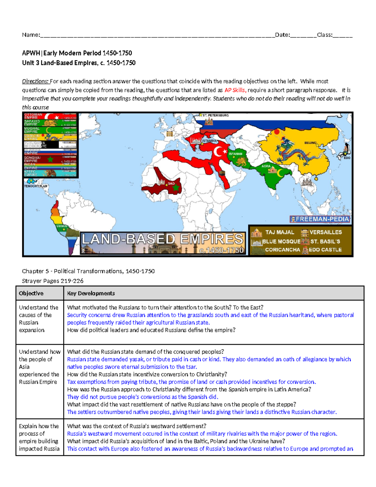 AP world unit 3Guide (SC2) - - Studocu