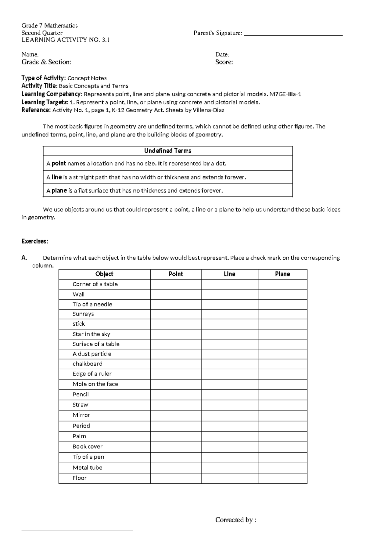 DLP MATH 7 Q3 - practice materials - Grade 7 Mathematics Second Quarter ...