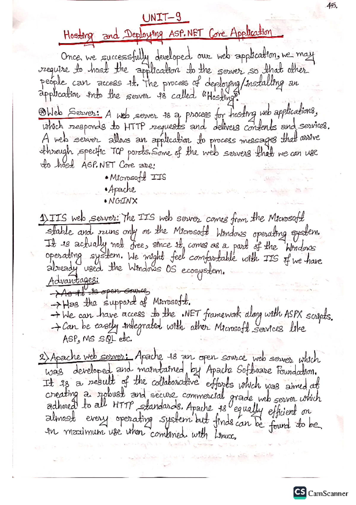 NCC UNIT-9 - NCC Unit 9 - Bachelors in Science Computer Science - Studocu