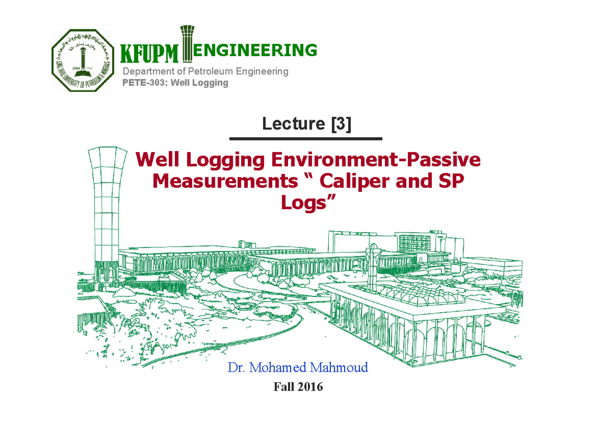 3. Self Potential Log - Copy - KFUPM ENGINEERING Department of ...