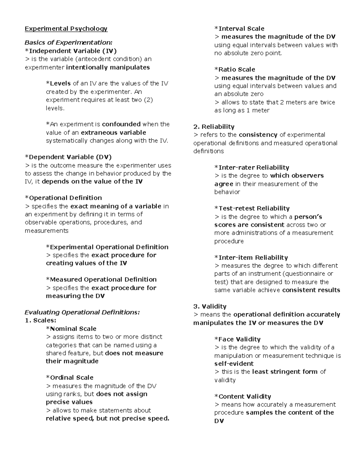 Experimental Psych Notes Part3 - Experimental Psychology Basics of ...