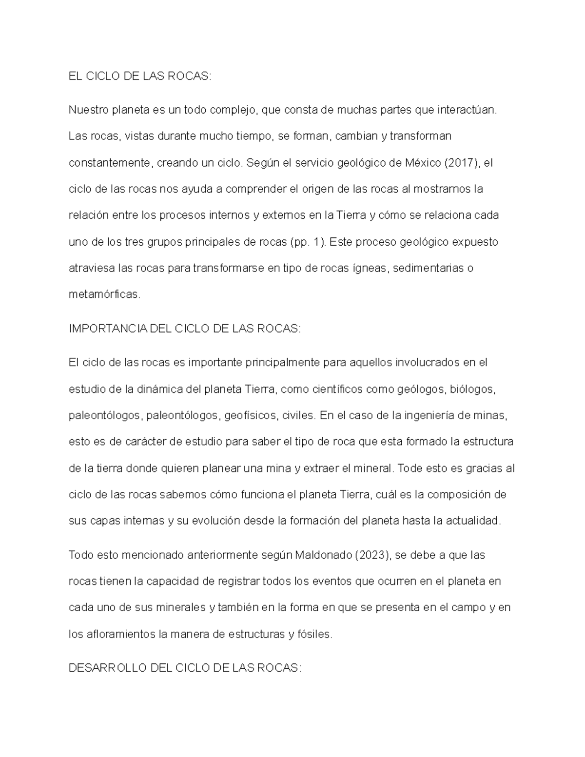 EL Ciclo DE LAS Rocas - aaaaaaaaaaaaaaaa - EL CICLO DE LAS ROCAS ...