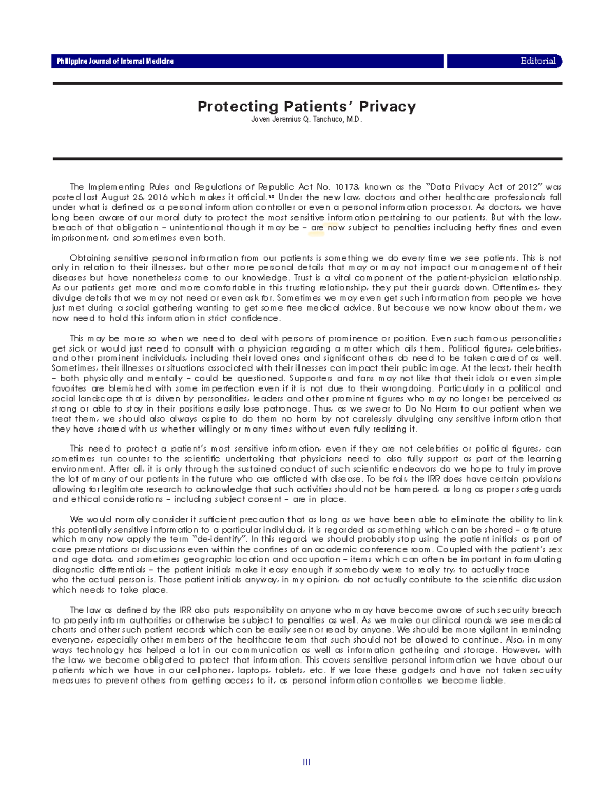 Nursing Case Studies - Protecting Patients’ Privacy Joven Jeremius Q ...