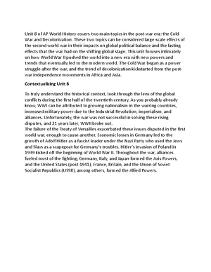 AP world Unit 1 study guide - The study AP World Unit 1 Test 1 Review ...