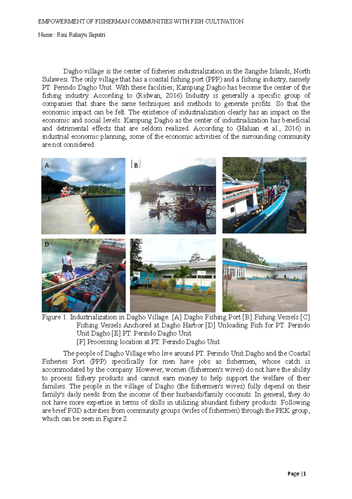 Empowerment OF Fisherman Communities WITH FISH Cultivation - Page | A B ...