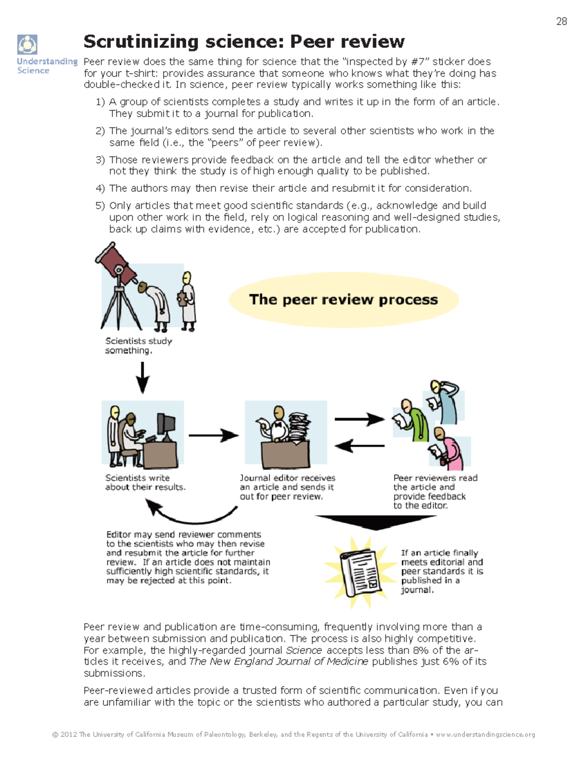 Peer Review - 28 Scrutinizing science: Peer review Peer review does the ...