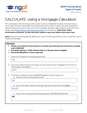 Simulation Payback - NGPF Activity Bank Paying for College Spanish ...