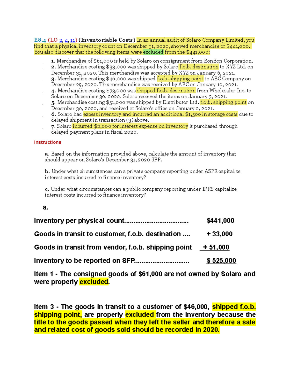 BU387 Practice - Final - very detailed and comprehensive notes - E8 (LO ...