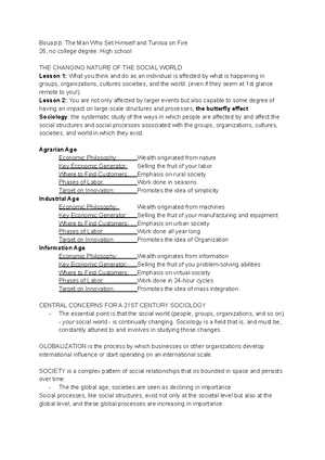 Chapter 1 Sociology Perspective, Theory, and Method - Chapter 1 ...