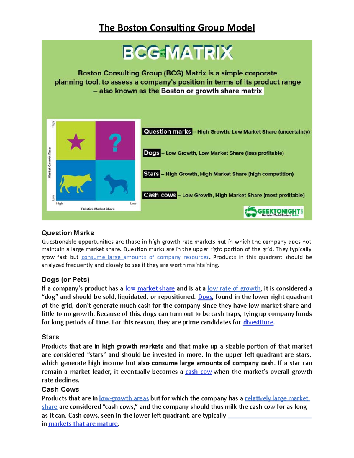 Diagram-BCG-Model - Hope this would be helpful to your study. - The ...