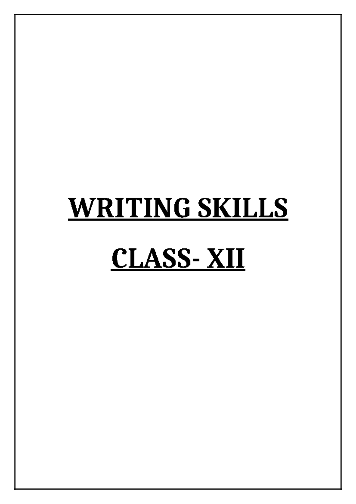 Formats ( Letter Writing)-12 - WRITING SKILLS CLASS- XII NOTICE ...