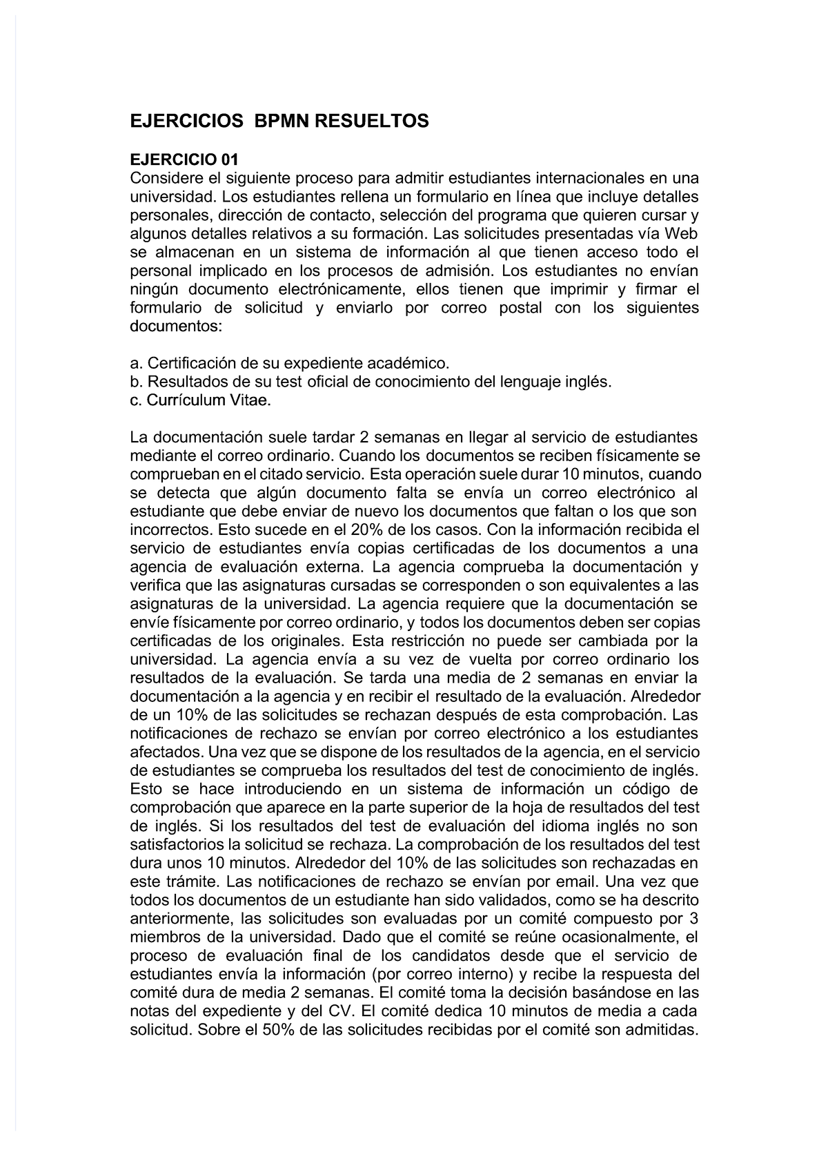 Ejerciciosbpmn-220620212913-24a4c998 - EJERCICIOSEJERCICIOS BPMNBPMN RESUELTOSRESUELTOS ...