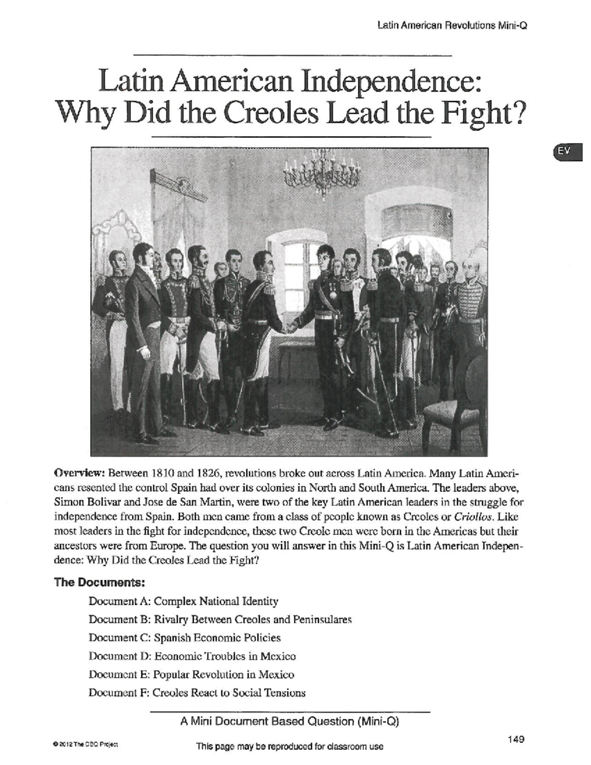 7. Latin American Revolutions DBQ - Studocu