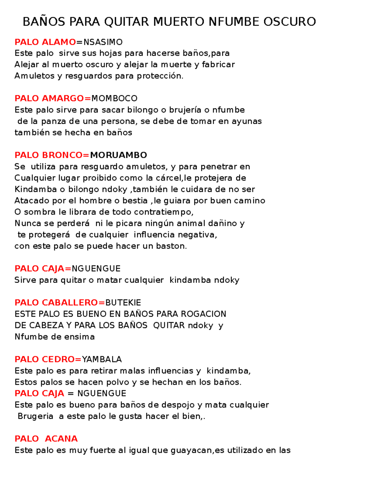 268188593 Banos Para Quitar Muerto Nfumbe Oscuro - BAÑOS PARA QUITAR ...