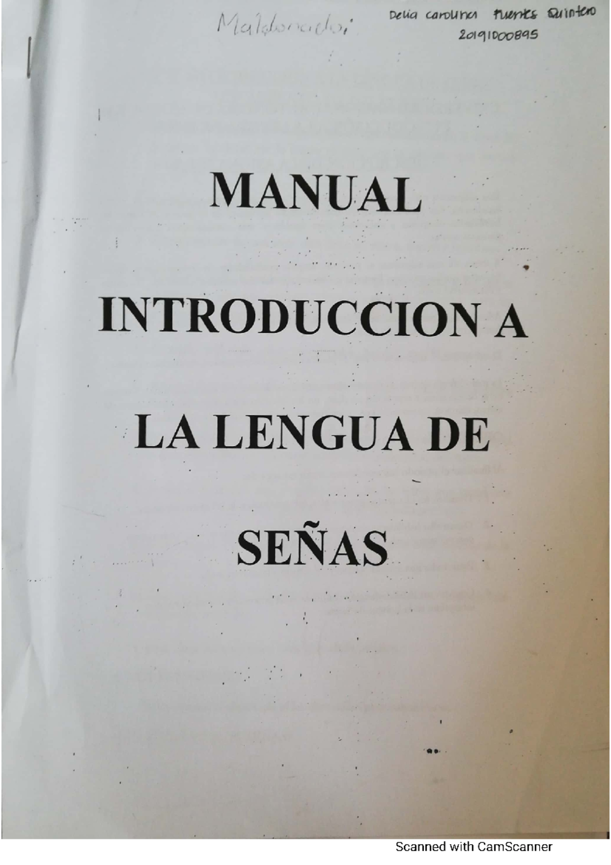 Manual introducción a la lengua de señas Lesho - Maldonadoi Delia ...