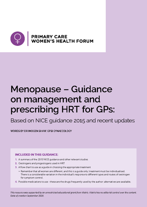 Prescribing-HRT-3 - asdasd - Menopause Guidance on management and ...