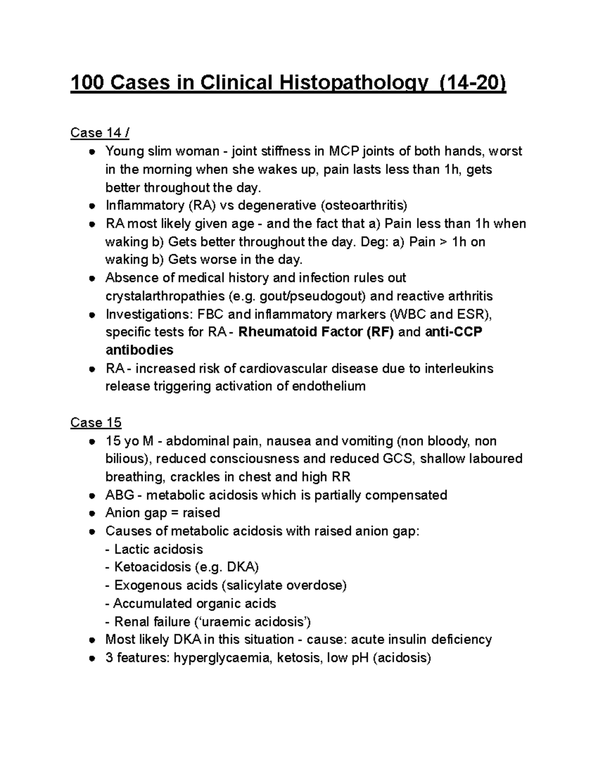 100 Cases in Clinical Histopathology (14-20) - 100 Cases in Clinical Histopathology (14-20) Case ...
