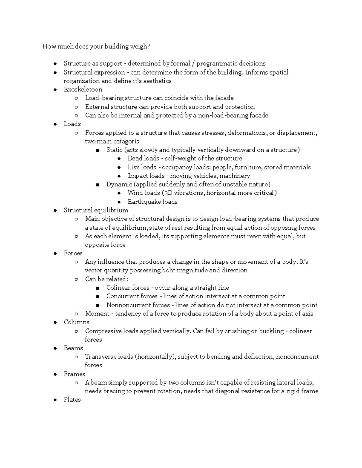 10 18 22 - Structure Stability - How much does your building weigh ...