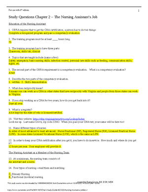 Chapter 2 The Nursing Assistant and The Care Team - The Nursing ...
