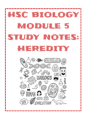 Biology Notes - Module 5 ~ Heredity - Module 5 Heredity 5 Reproduction ...