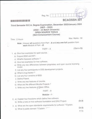 BCA - 103T - Studocu