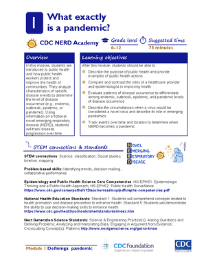 CDC - What do Public Health Data Come From - Lesson Plan - 4 Where do ...