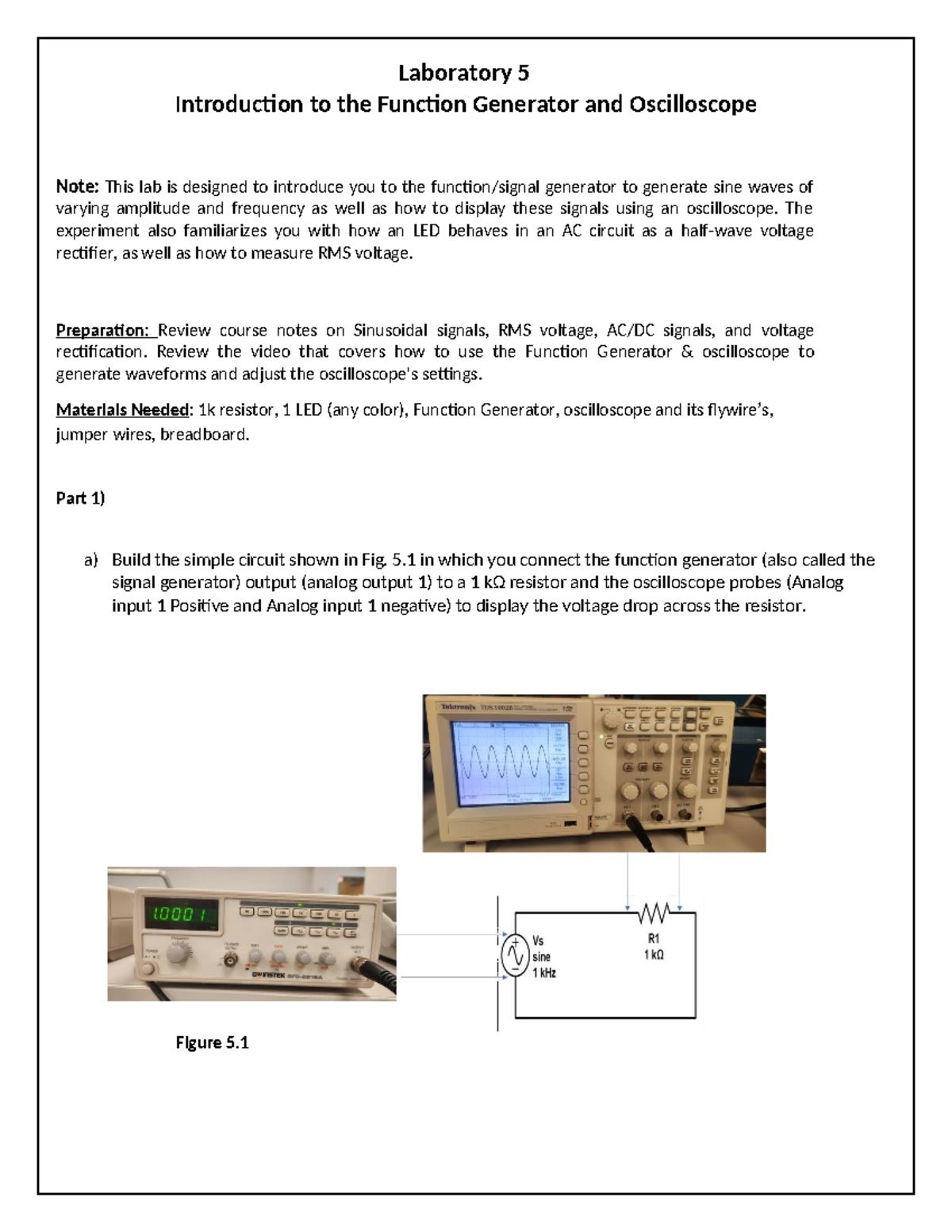 Laboratory 5 Fall 2023 - lab work - Laboratory 5 Introduction to the ...