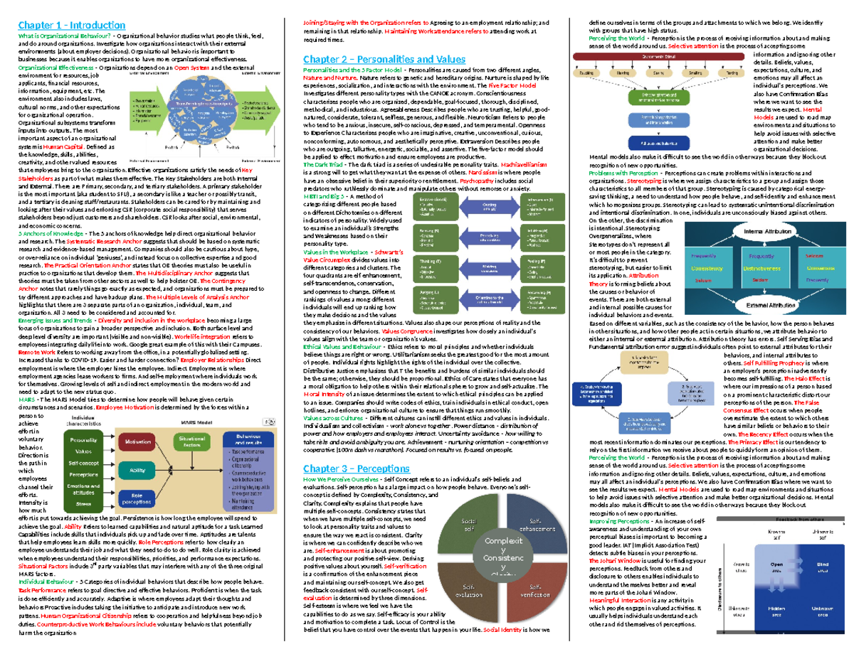 Cheat Sheet Chat GPT Copy - Chapter 1 - Introduction What is ...