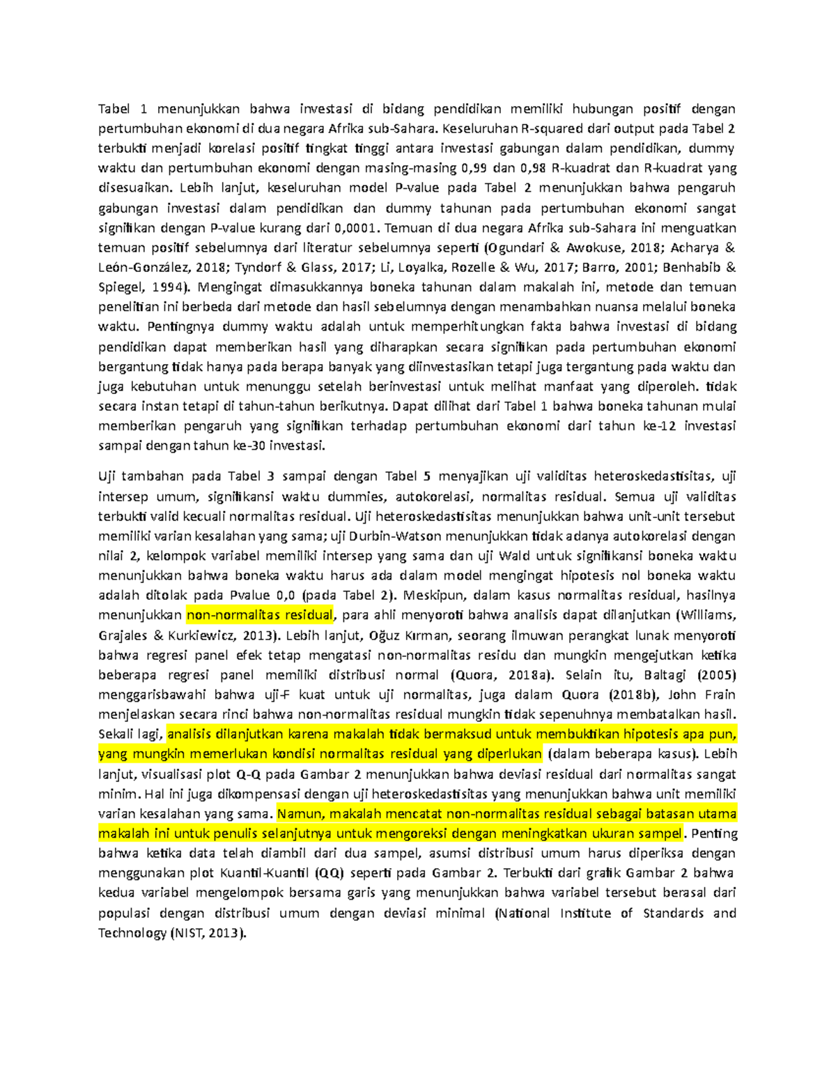 Catetan mkpp makalah - MKPP - Tabel 1 menunjukkan bahwa investasi di ...