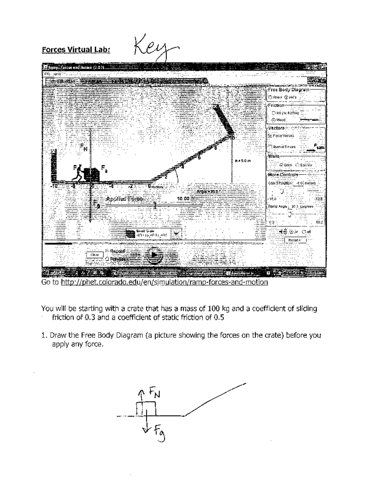Forces_virtlab_key_shortened_engineering lab lab lab lab - Mechanical ...