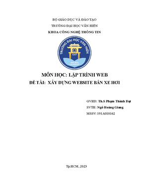 2254030120 Le Thi Khanh Linh CBCP2202 Documentation - ASSIGNMENT CBCP COMPUTER PROGRAMMING II ...