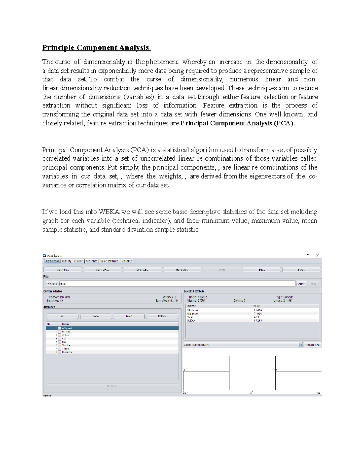 PCA and clusterring - Principle Component Analysis The curse of ...