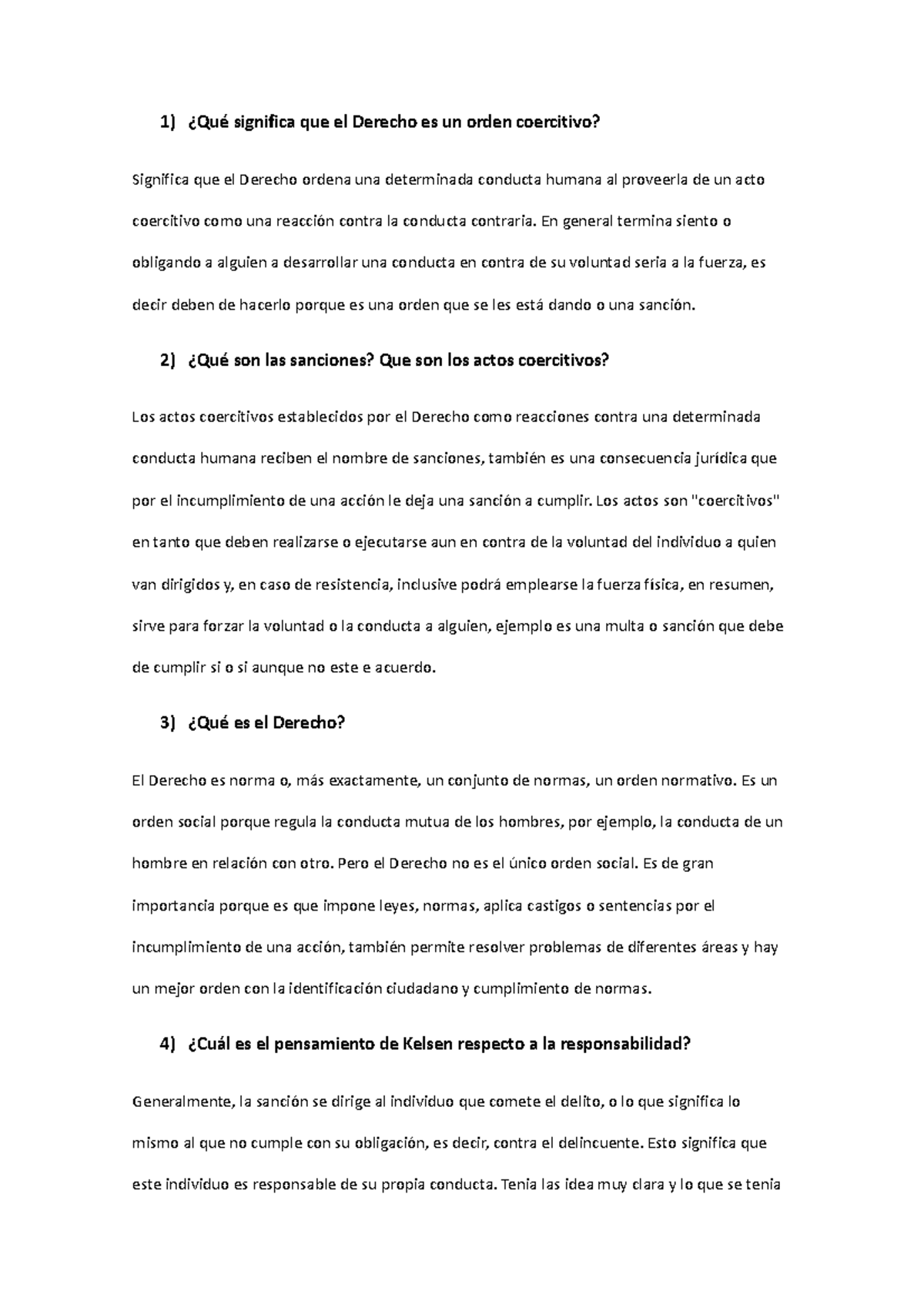 Actividad 1 de derecho constitucional 1 - 1) ¿Qué significa que el ...