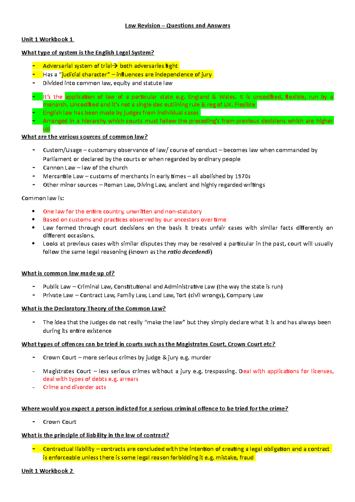 Law-Revision - detailed notes around the different laws, concepts and ...