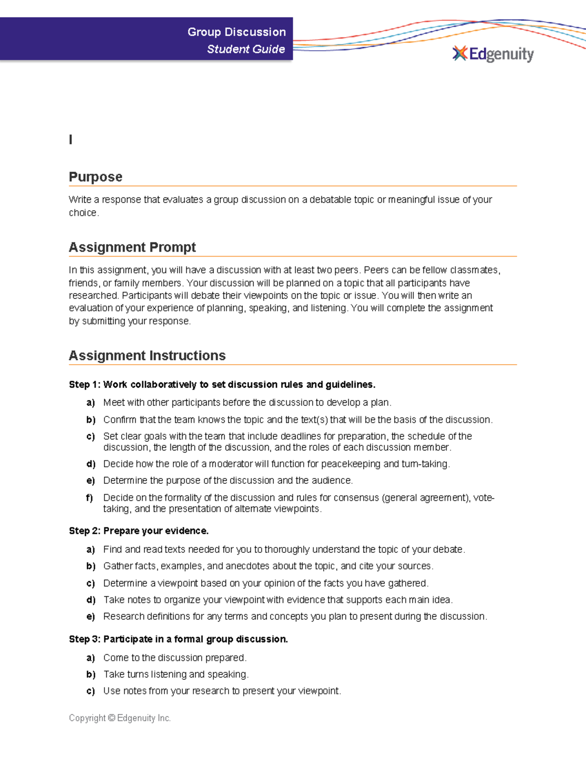 Group discussion- Refining Discussion Techniques - Group Discussion ...