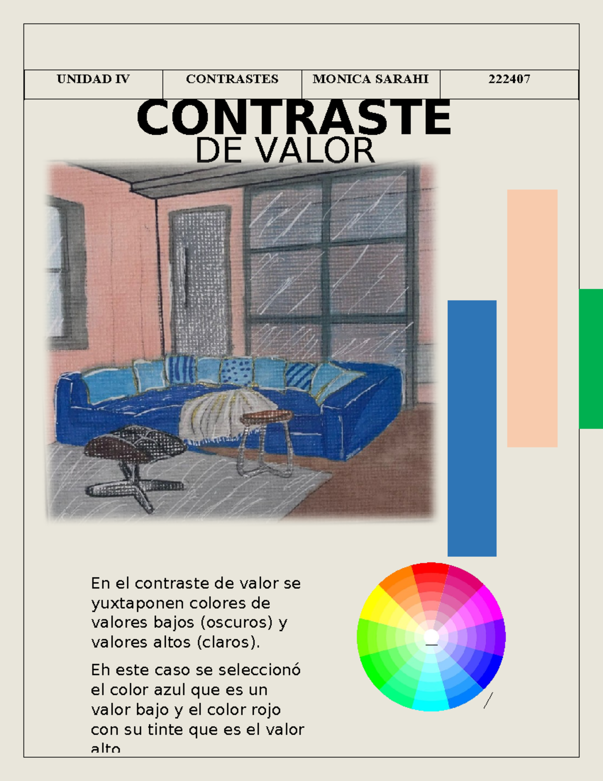 Contraste complementario - Diseño I - UNIDAD IV CONTRASTES MONICA ...