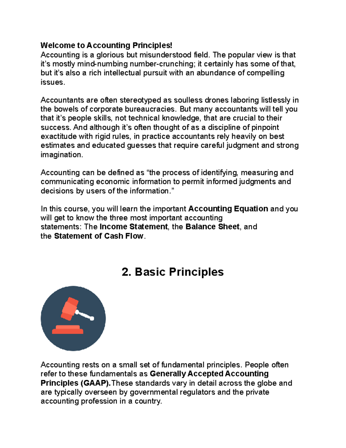 Welcome to Accounting Principles - Welcome to Accounting Principles ...