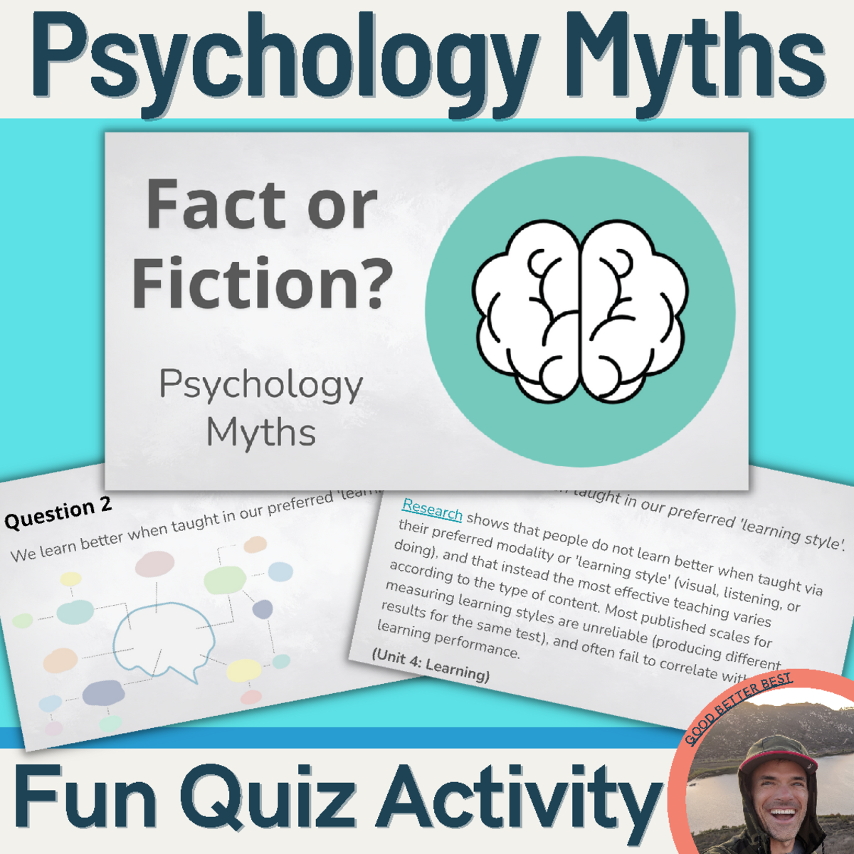 Psychology Myths - Fact or Fiction Intro Activity - Psychology ...