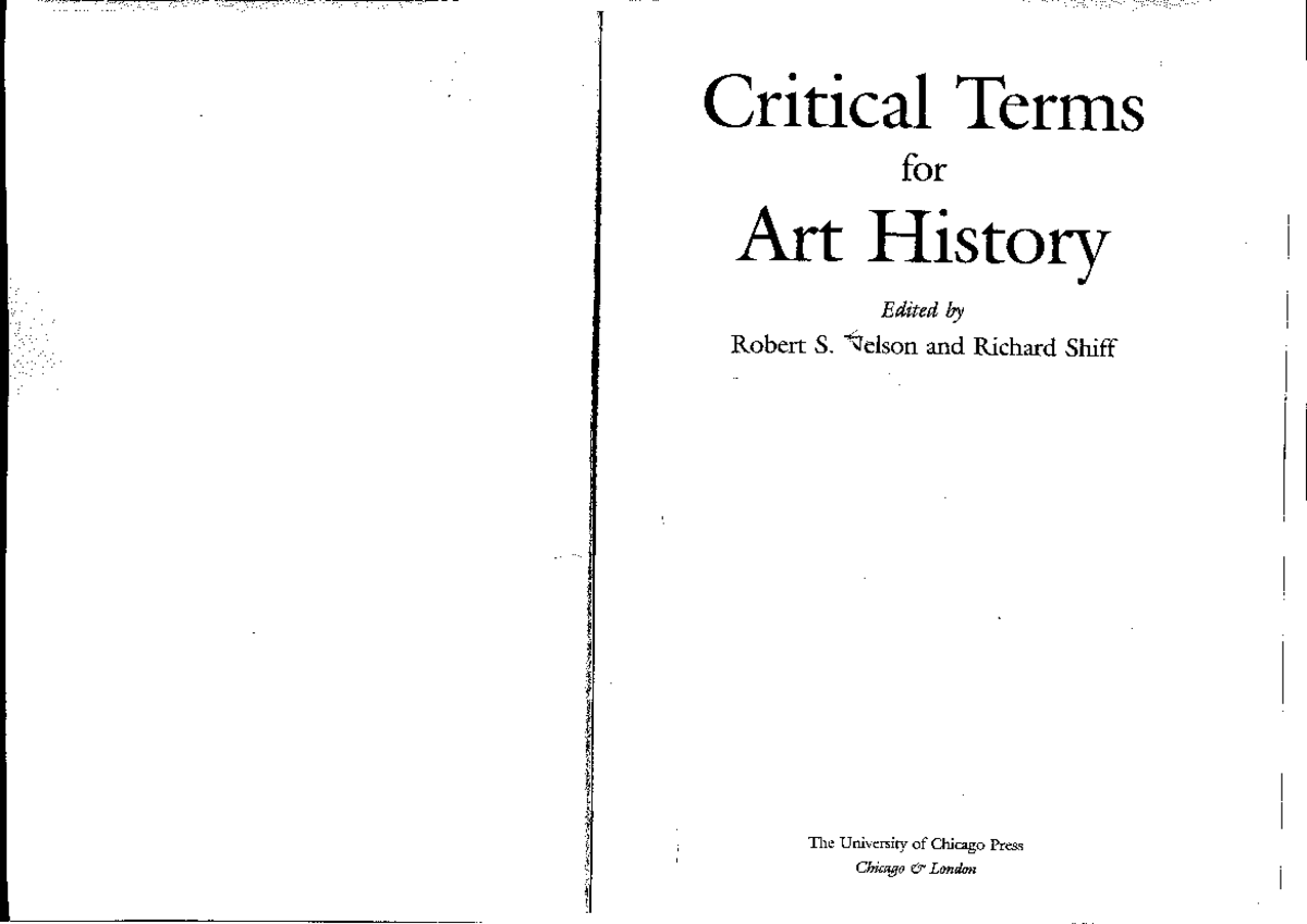 Harrison,C Modernism - Summary Art in Theory 1900 - 2000 - VKK 311 ...