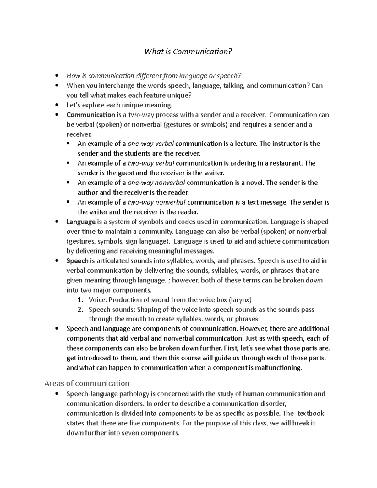 Module 1 Oral Communication - What is Communication? How is ...