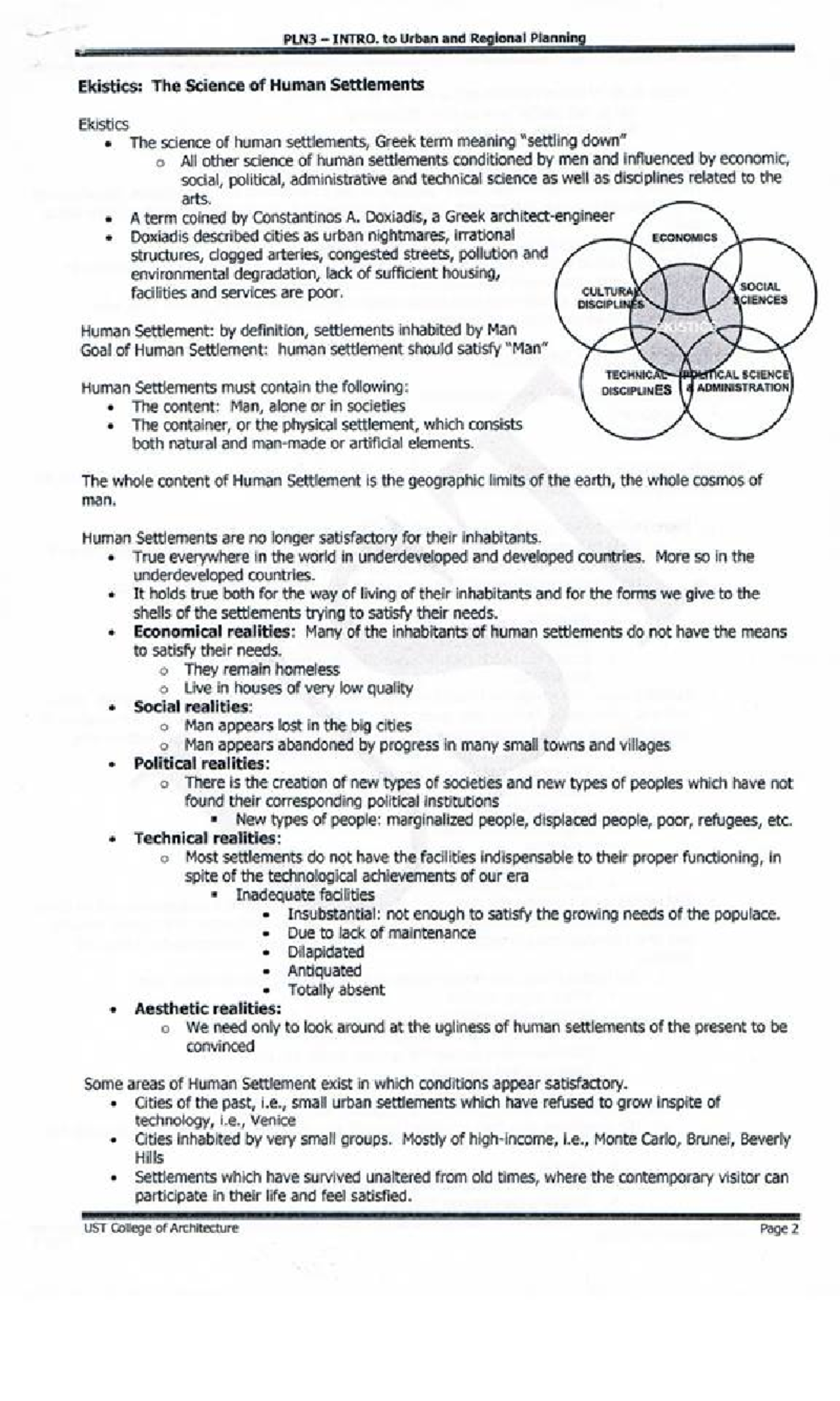 PLN-3-handout - Planning 3 Architecture - PLN3 INTRO. to Urban and ...