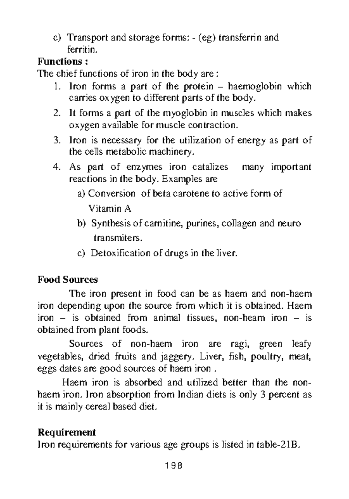 Nutrition and Dietetics 21 - c) Transport and storage forms: - (eg ...