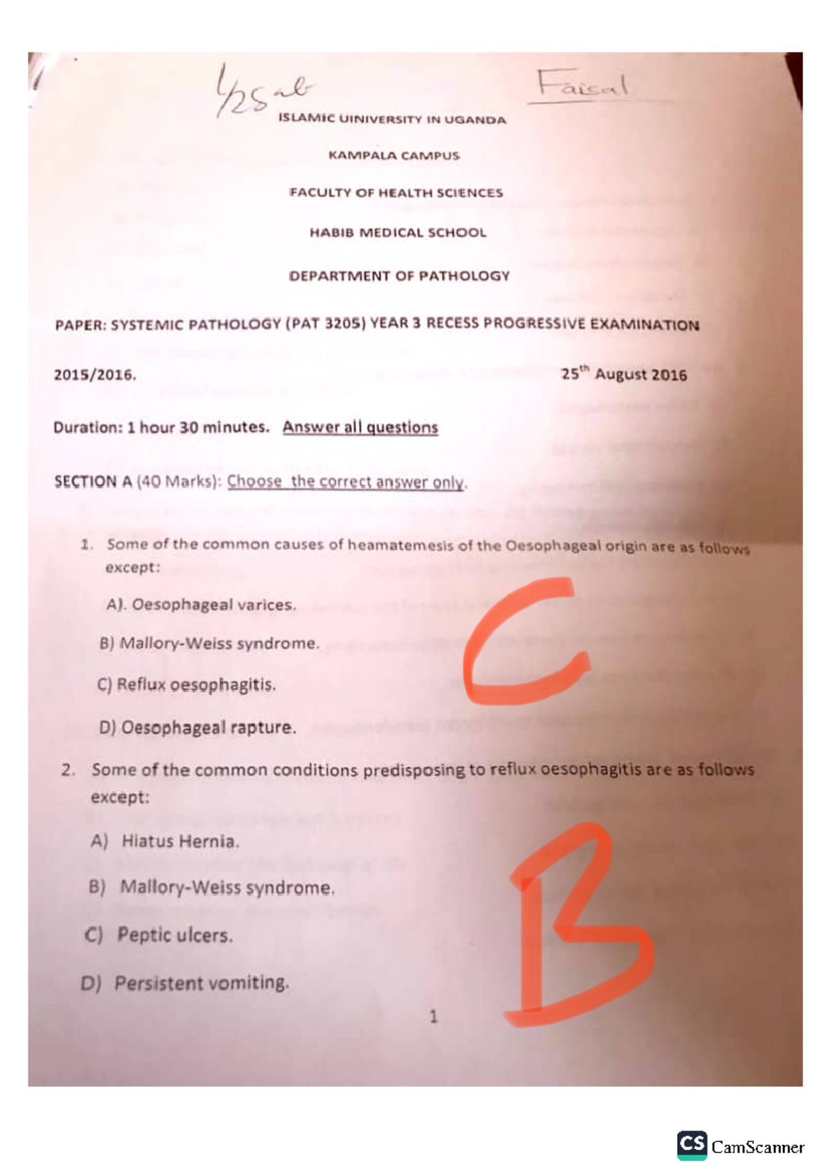 Z MCQ 07-cardiorespiratory pathology 221130 001528-1 - Studocu