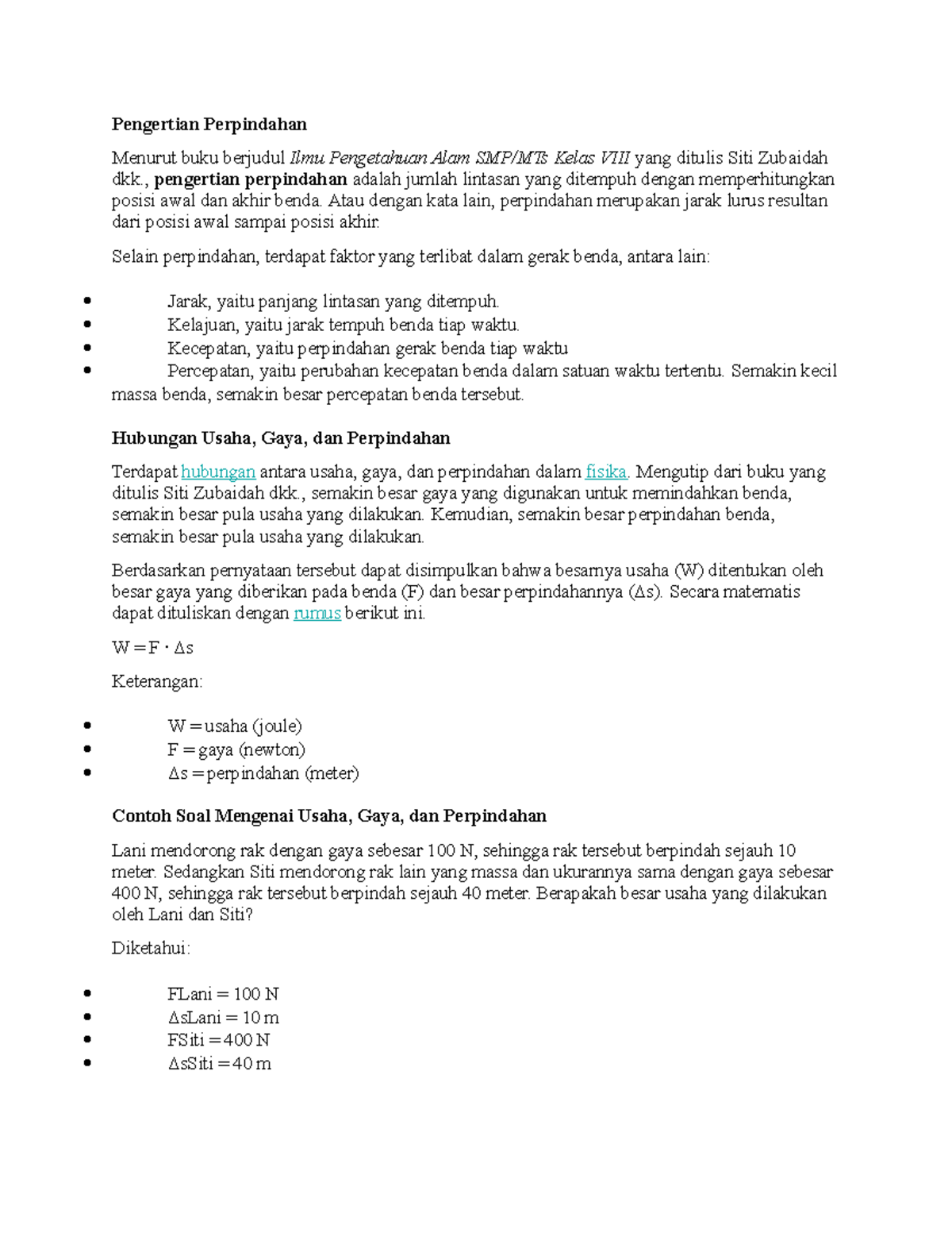 Perpindahan - Pengertian Perpindahan Menurut buku berjudul Ilmu ...