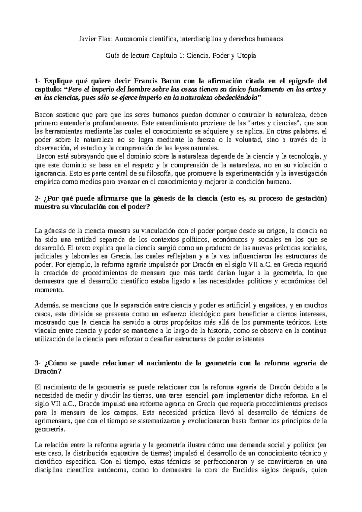 1-Guía Capítulo 1 - Guia 1 completa - Javier Flax: Autonomía científica ...