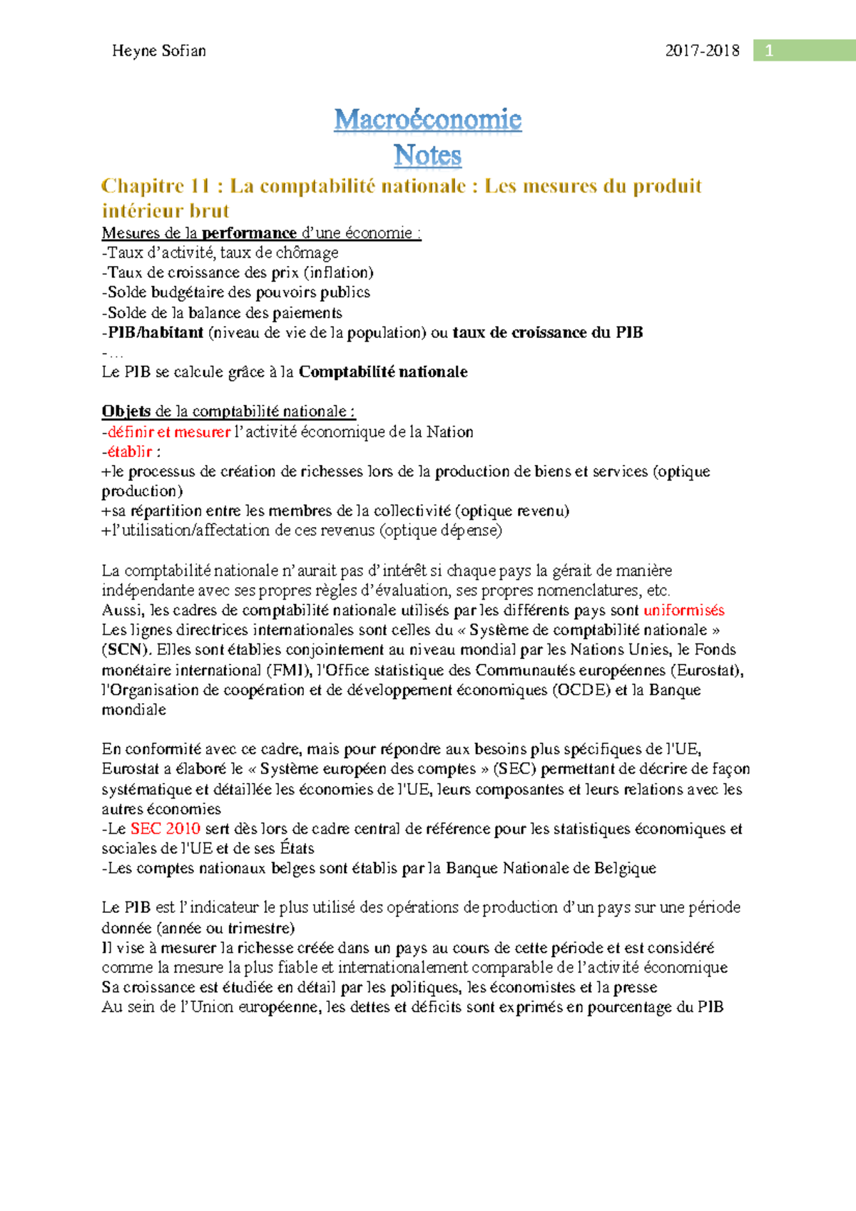 Macroeconomie synthese - Warning: TT: undefined function: 32 Mesures de la performance d’une ...