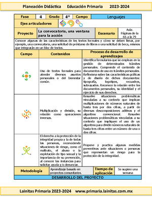 4to Grado Abril - 04 Qué nos cuenta el otro (2023-2024) - Fase 4 Grado ...