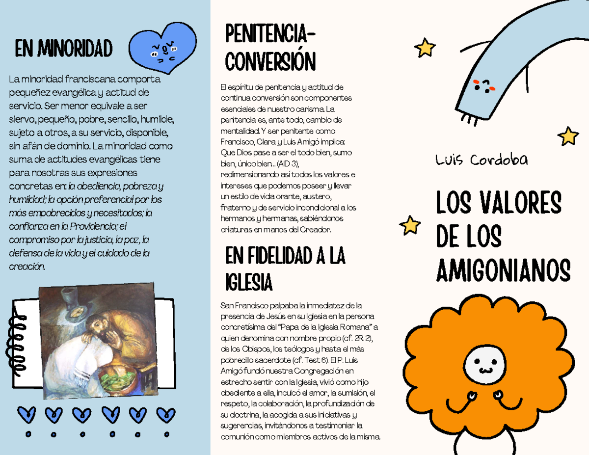 Triptico - UPS - EN MINORIDAD La minoridad franciscana comporta ...