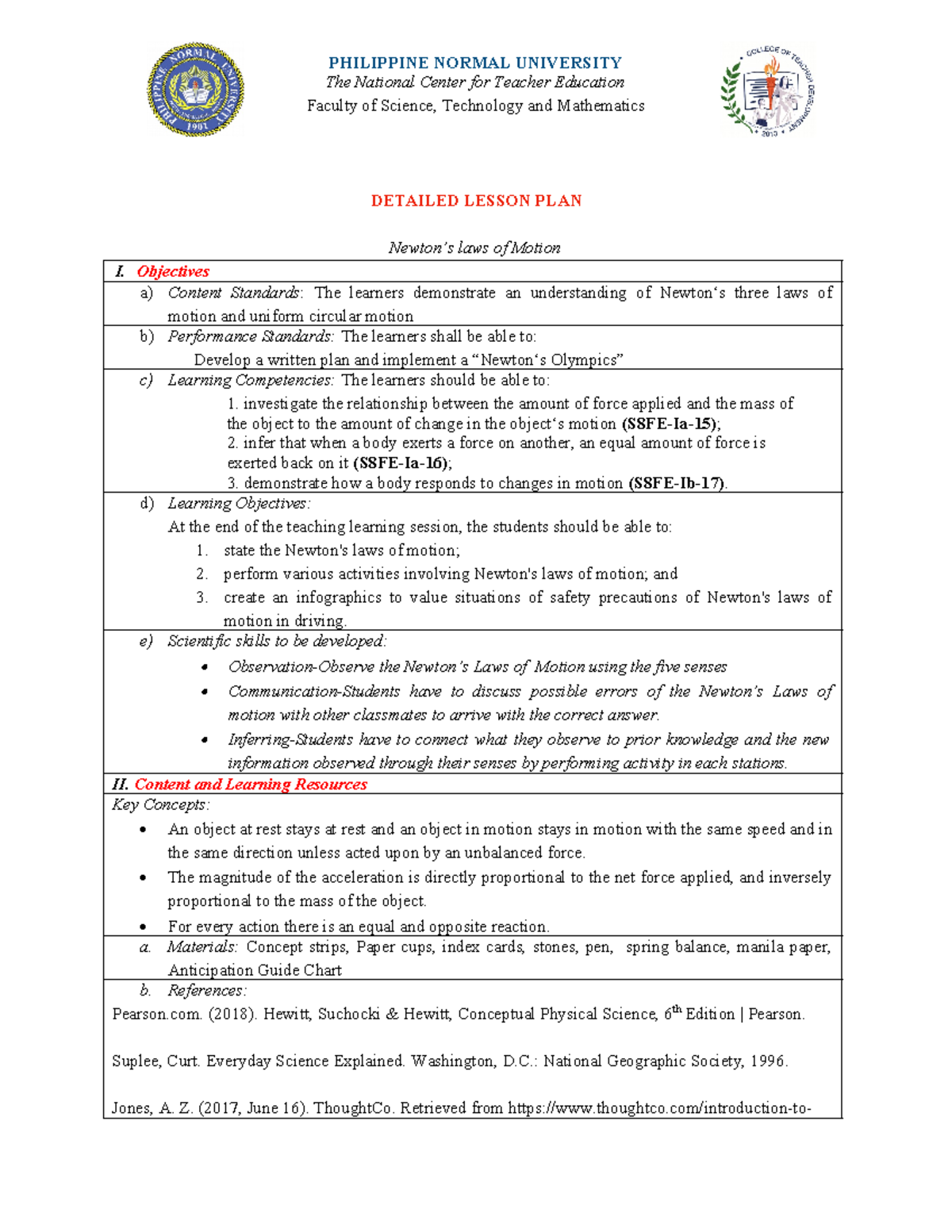 Detailed-lesson-plan-in-grade-8-science-laws-of-motion compress ...